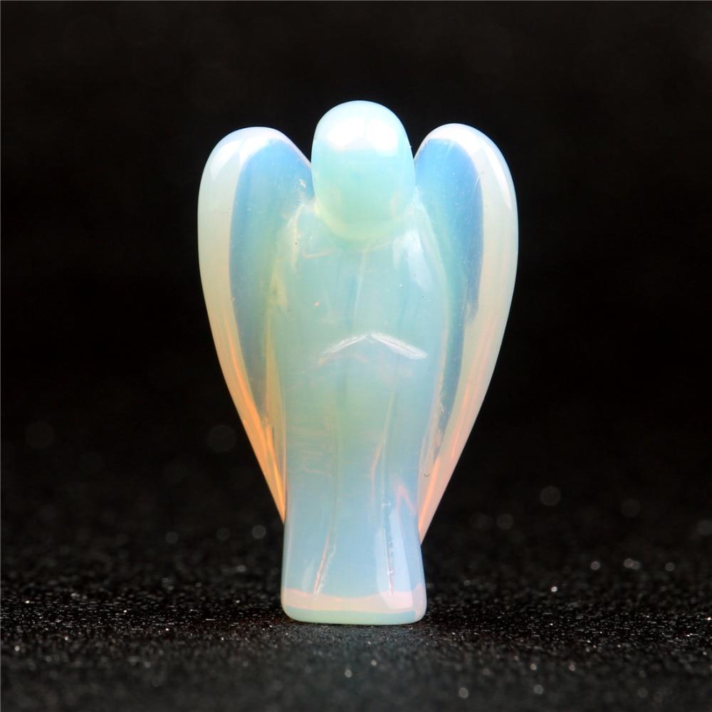 Natural Stone Carved Angel Healing Crystal - ZenShopWorld