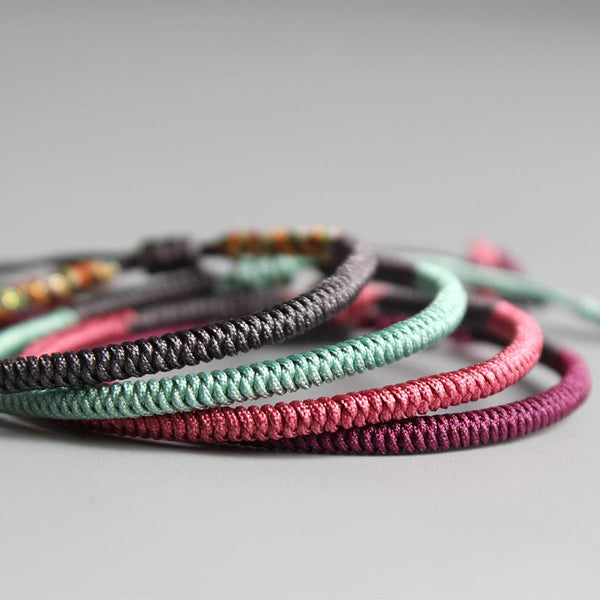 Tibetan buddhist lucky knot bracelet store
