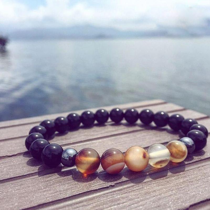 2Pcs Natural Stone Balance and Protection Bracelets - ZenShopWorld