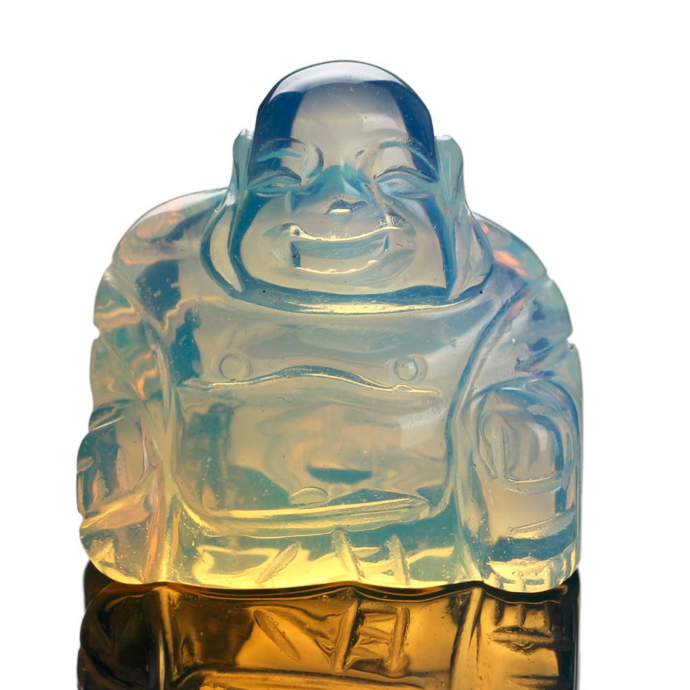 Natural Stone Carved Buddha Reiki Crystal - ZenShopWorld